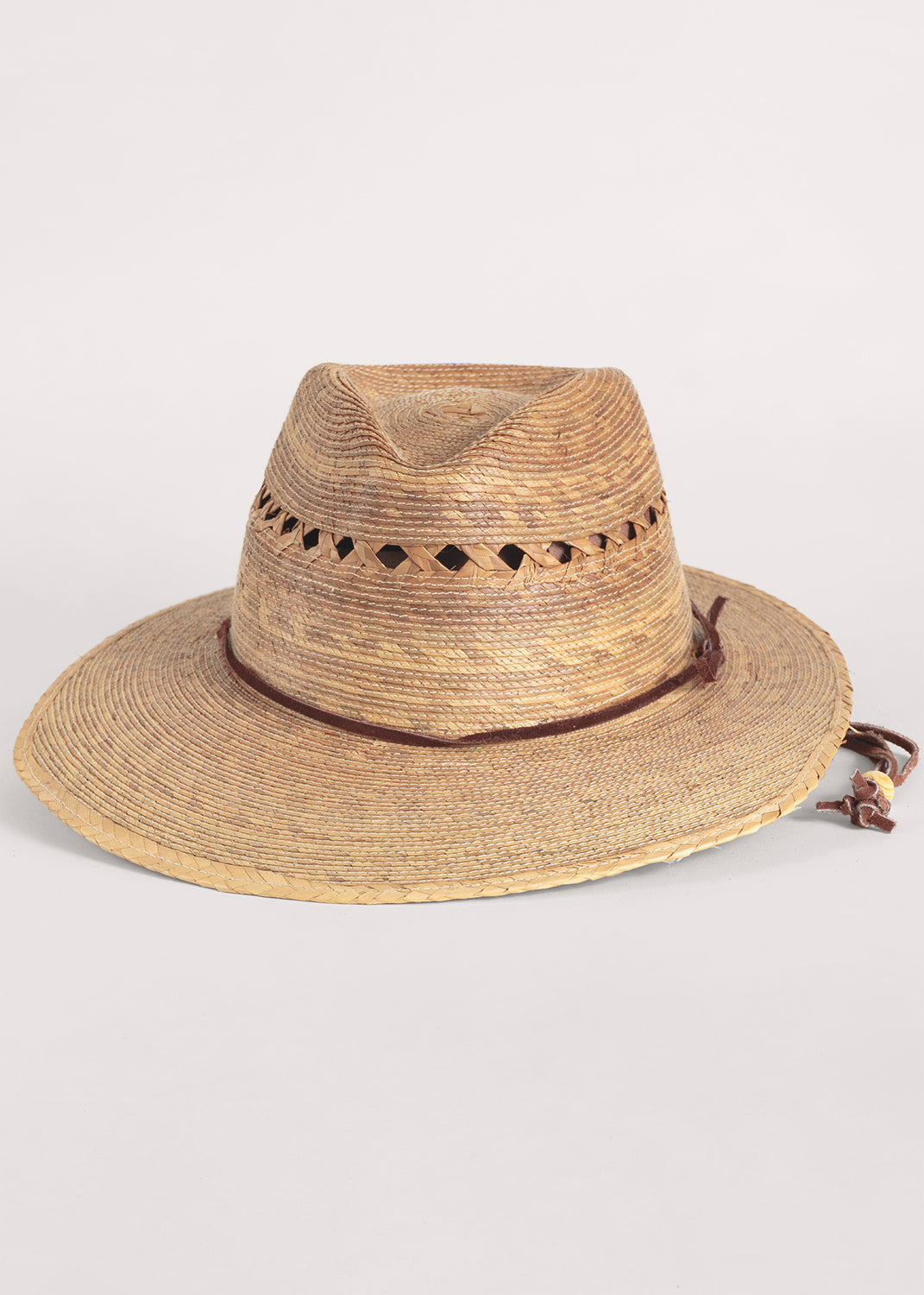Men's & Unisex Angler Straw Hat | Handwoven Palm Hat | Tula Hats