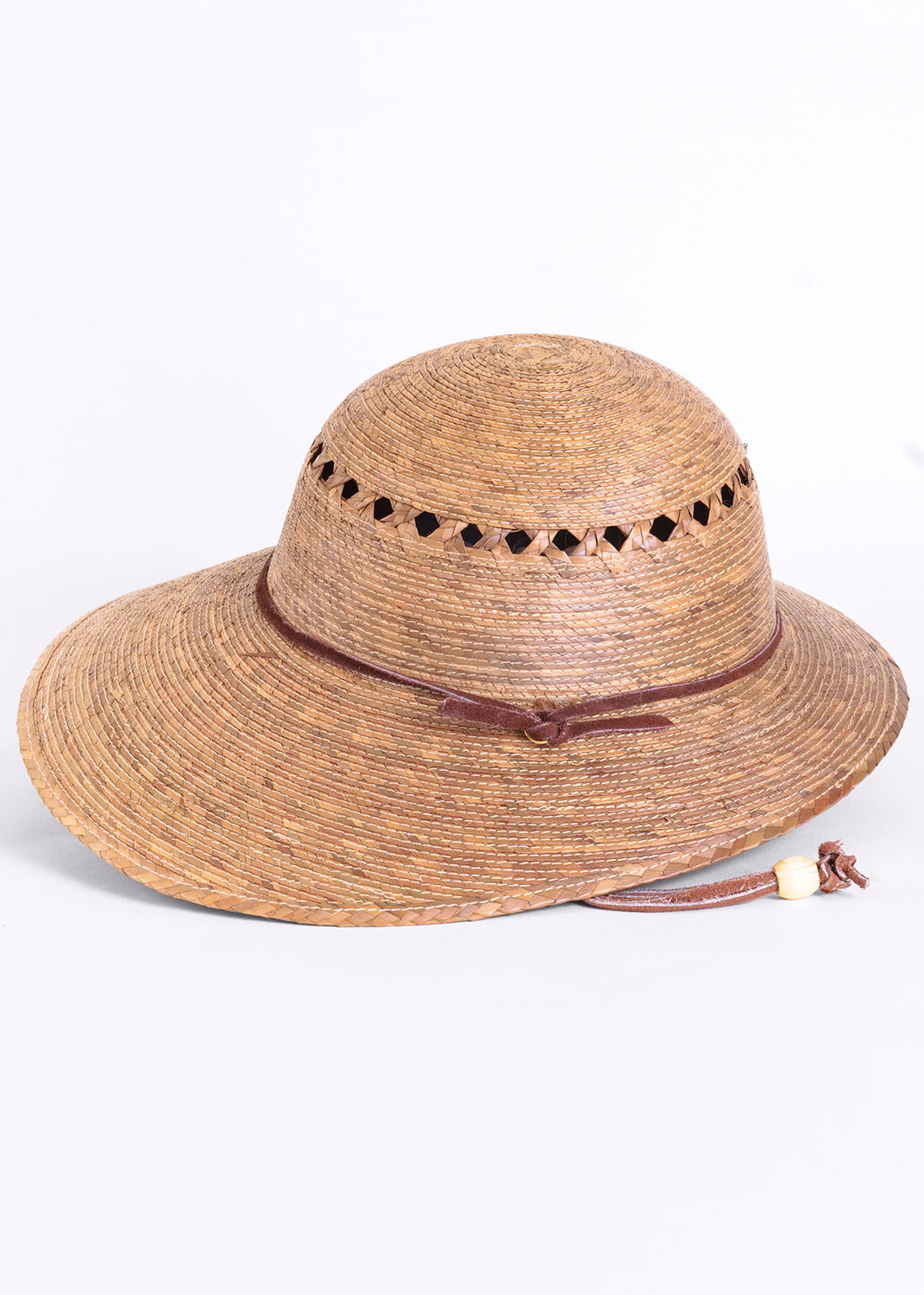 Women's Laurel Lattice XL Straw Hat | Handwoven Palm Hat | Tula Hats