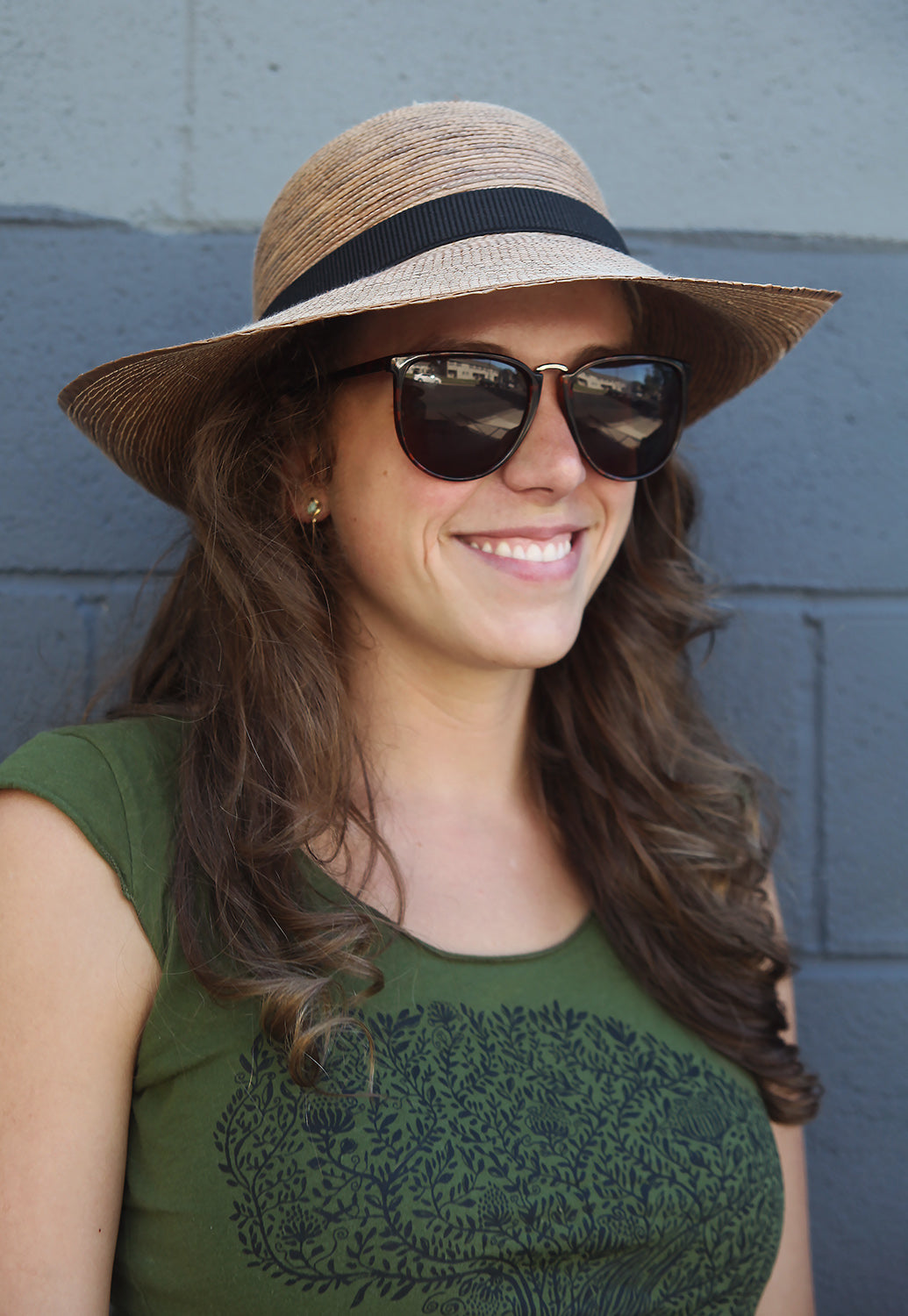 Women's Chloe Straw Hat | Handwoven Palm Hat | Tula Hats